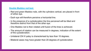 Ocular nerve palsy - 3rd, 4th and 6th cranial nerve palsy | PPTX