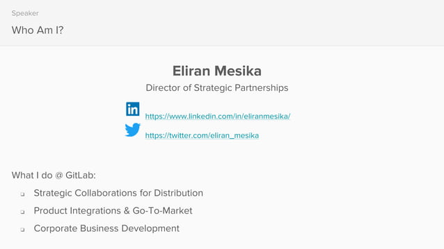 GitLab Product Roadmap and Approach | PPT