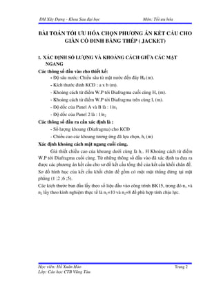 Tieu luan toi uu | PDF