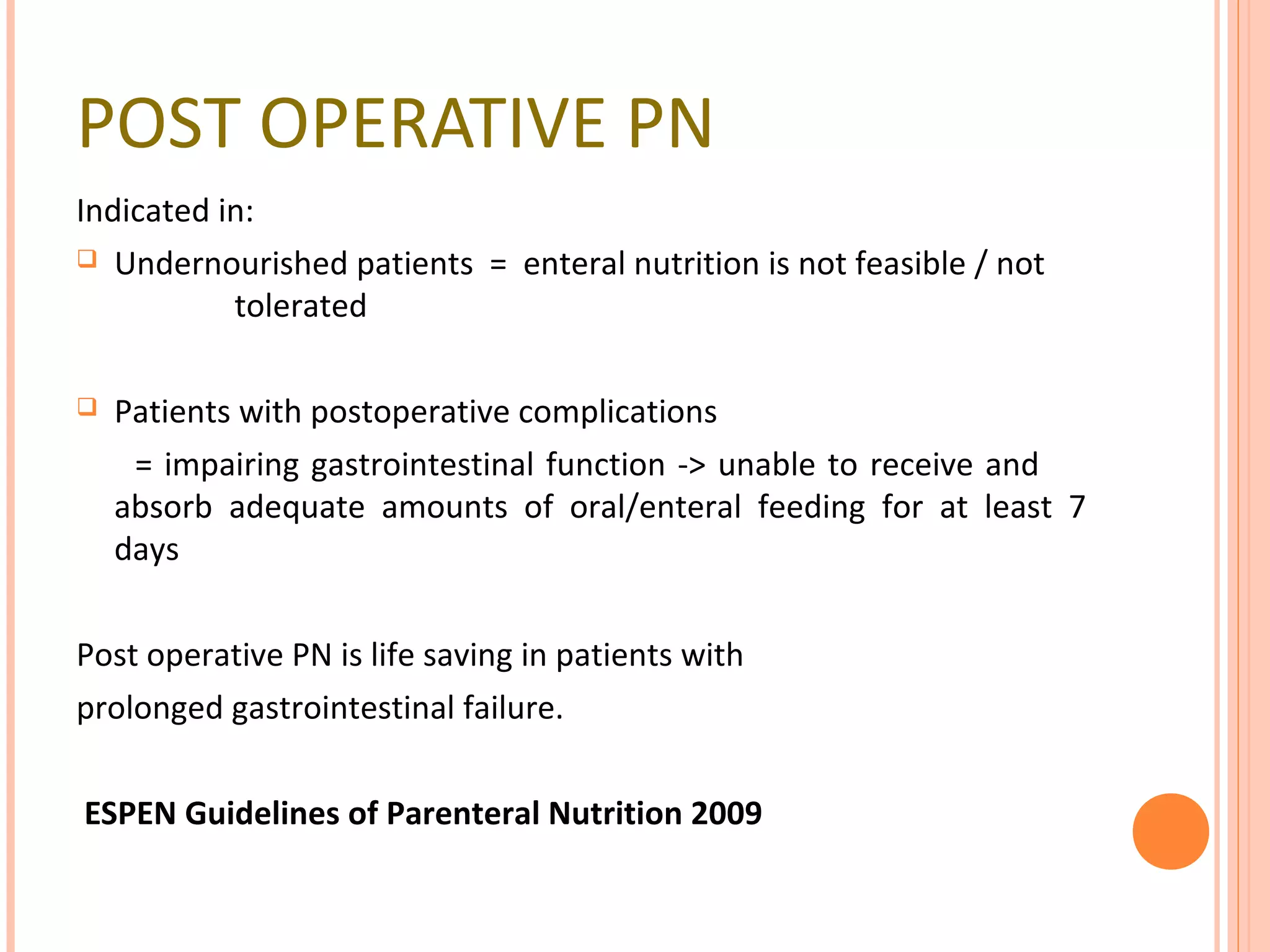 Nutrition in surgery | PPT
