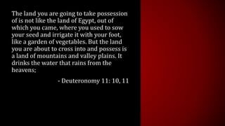 Deuteronomy 11 | PPTX
