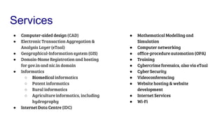 National informatics centre (NIC) | PPTX