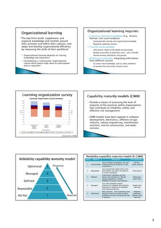 Human and organizational factors in the achievment of high reliability ...