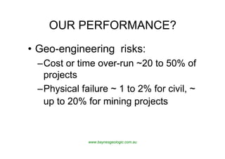Sources of Geotechnical Risk | PDF