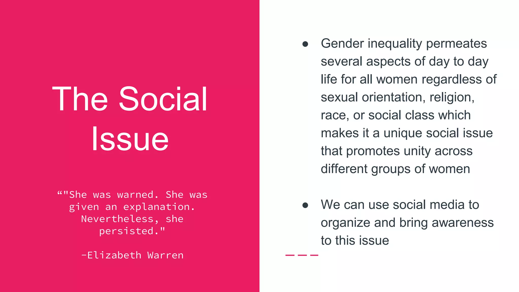 Promoting Gender Equality: Social Media Strategy | PPT