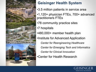 HxRefactored - Geisinger - Greg Moore | PPT