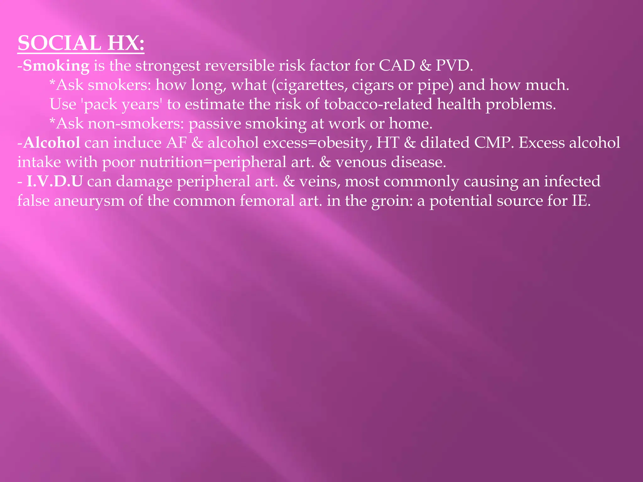 Hx Taking in the CVS2physical exami.pptx | Heart and Cardiovascular ...