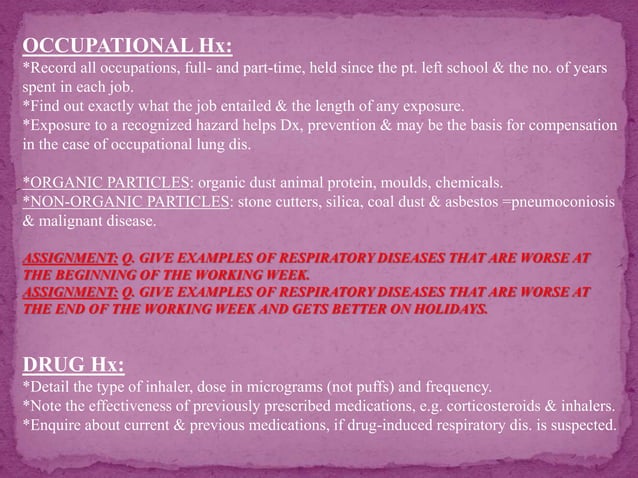 Hx Taking in the Respiratory System.pptx