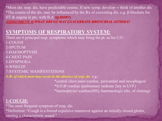 Hx Taking in the Respiratory System.pptx
