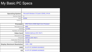 My pc build | PPTX
