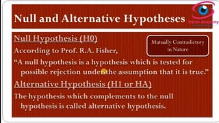 Hypothesis - Types and Formulation | PPT