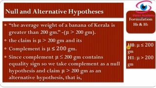 Hypothesis - Types and Formulation | PPT