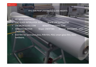 Hy1 eva film laminated glass inserts | PDF