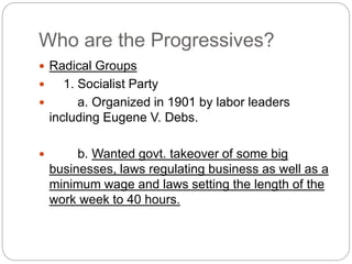 Progressive Era Part 1 | PPTX