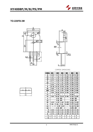 Original N-Channel MOSFET HY4008B HY4008 4008 80V 200A TO-263 New | PDF ...