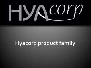 Hyacorp product family | PPT