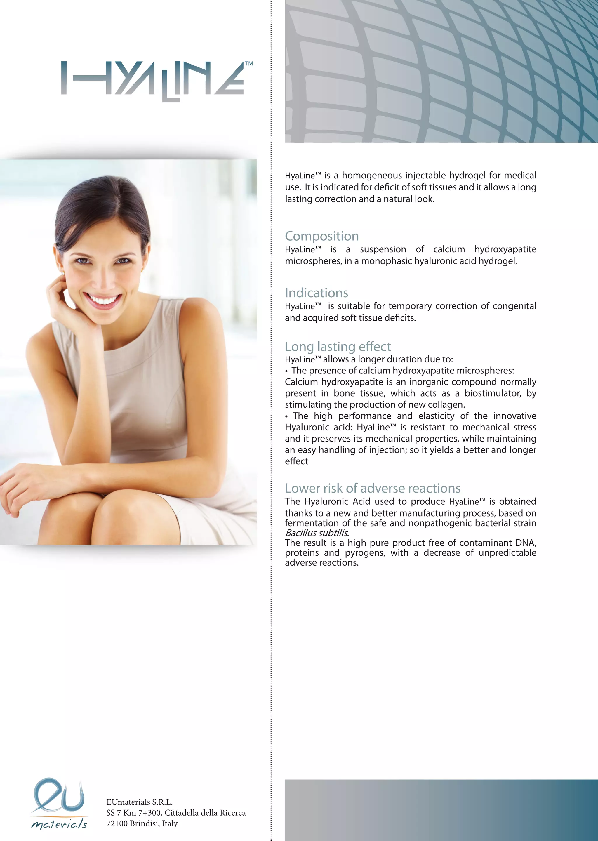 Hyaline - Scientech Corporation Sagl | PDF