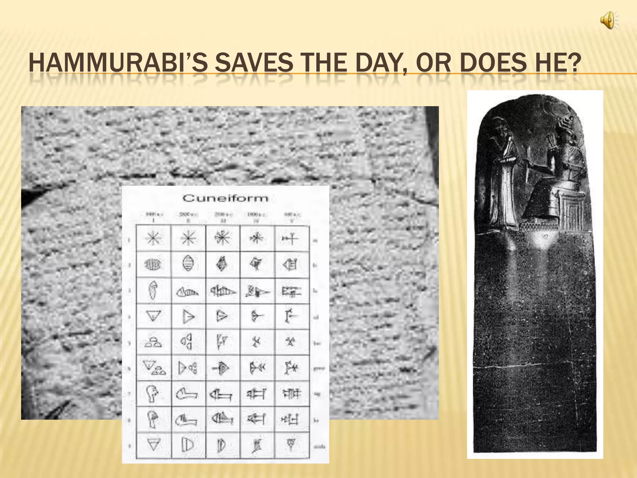 Hyatt hammurabi's code presentation.pdf | Crime & Harmful Acts to ...