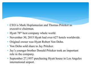 Hyatt regency iub111 | PPTX