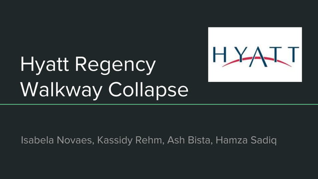 PowerPoint report of Hyatt Regency Walkway Collapse of 1981 | PPTX ...