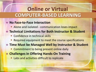 Hybrid and Online Learning (shared using VisualBee) | PPTX