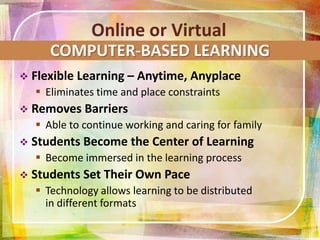 Hybrid and Online Learning (shared using VisualBee) | PPTX