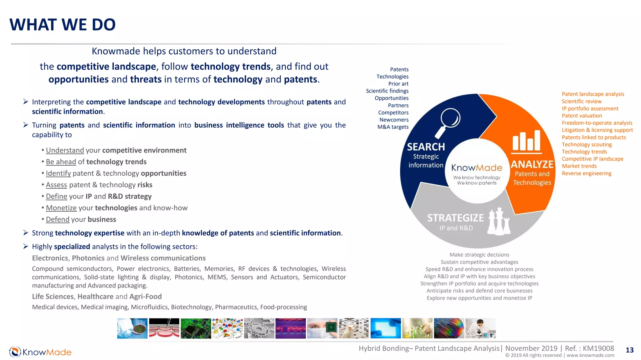 Hybrid bonding patent landscape 2019 sample | PDF