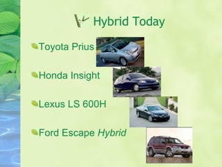 Hybrid cars | PPT