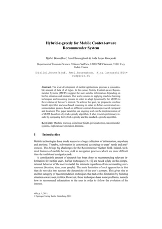 Hybrid-e-greedy for mobile context-aware recommender system | PDF