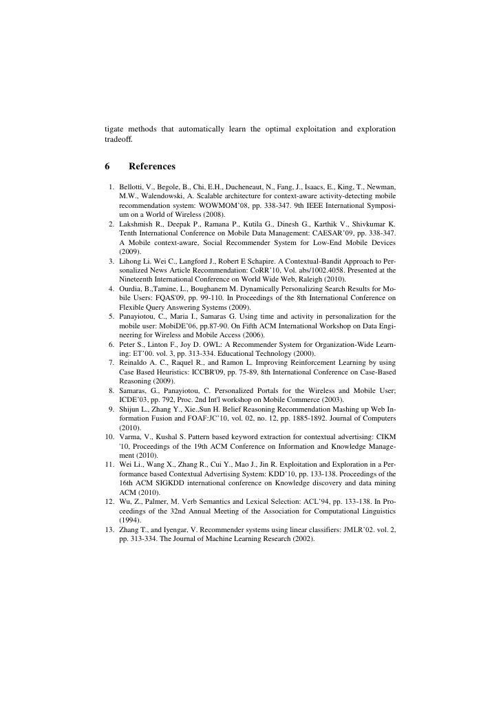 Hybrid E Greedy For Mobile Context Aware Recommender System