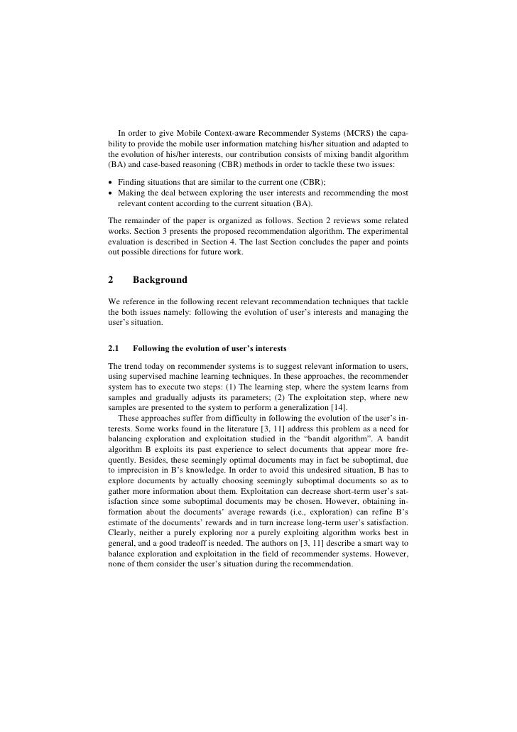 Hybrid E Greedy For Mobile Context Aware Recommender System