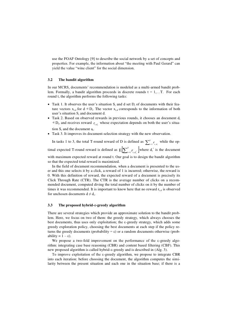 Hybrid E Greedy For Mobile Context Aware Recommender System