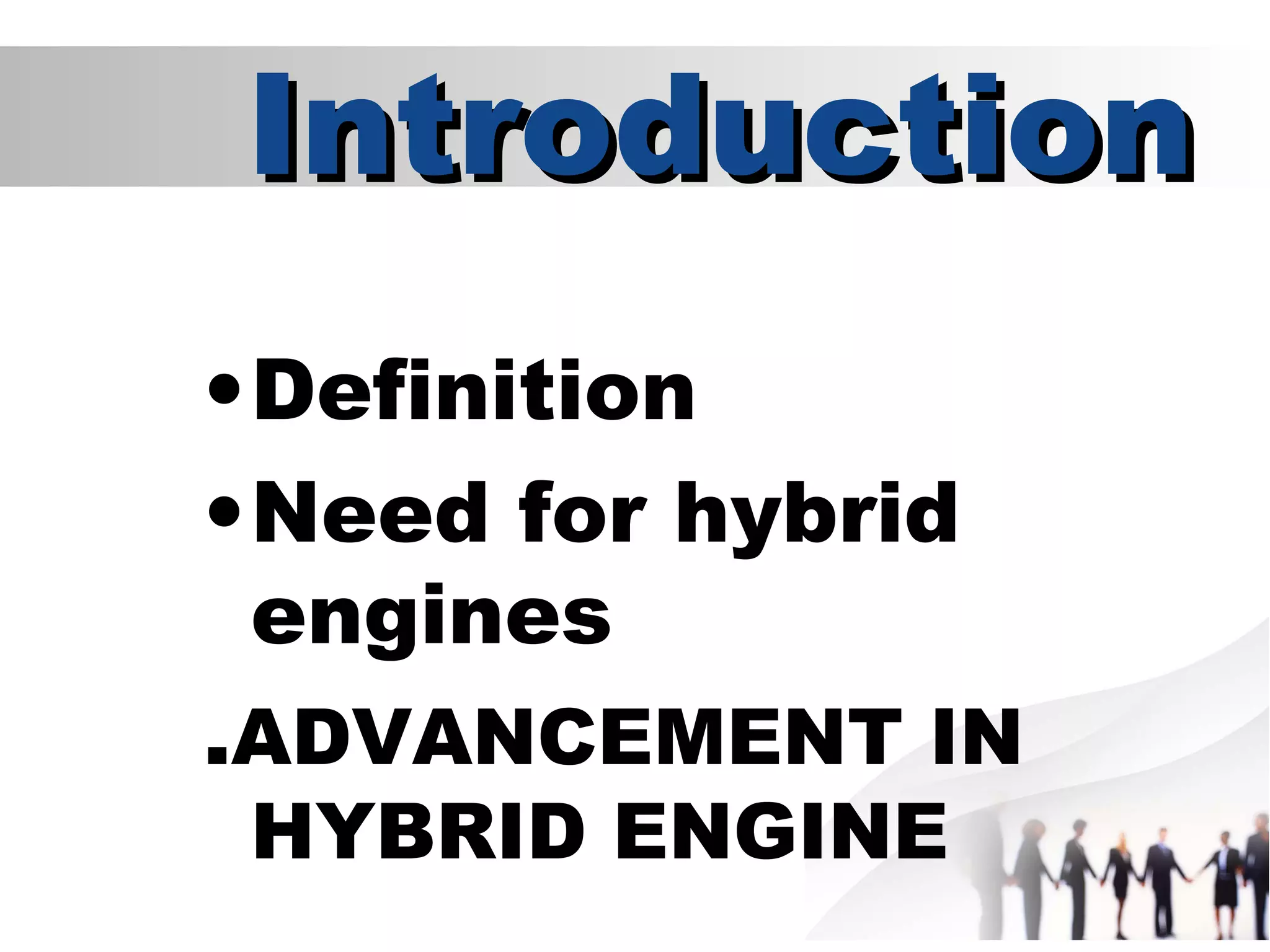 Hybrid engine | PPT