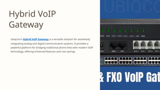 Hybrid Gateway | FXS Gateway | Fxo Voip gateway | PPT