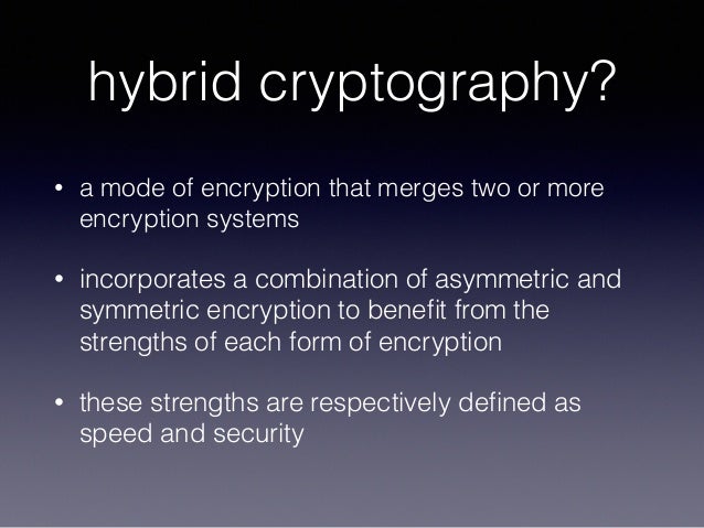Hybrid Cryptography with examples in Ruby and Go