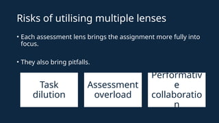 Hybrid Assessment: the key to assessing collaborative assignments | PPTX