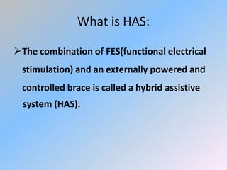 Hybrid assistive system | PPTX