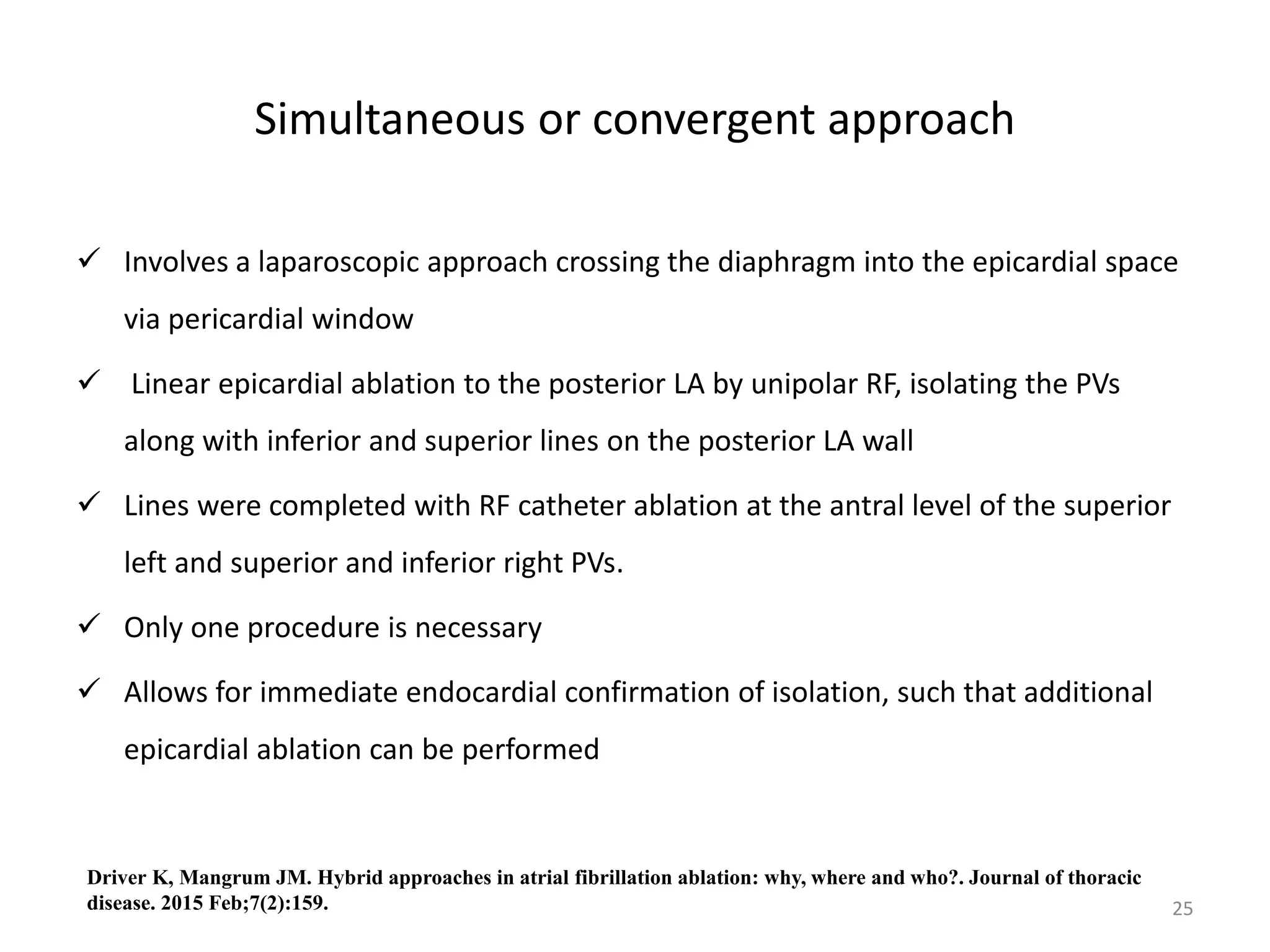 Hybrid atrial fibrillation ablation | PPTX