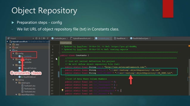 Hybrid Automation Framework Pptx Programming Languages Computing 