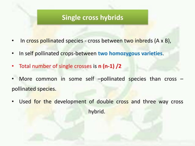 Hybrid breeding | PPTX
