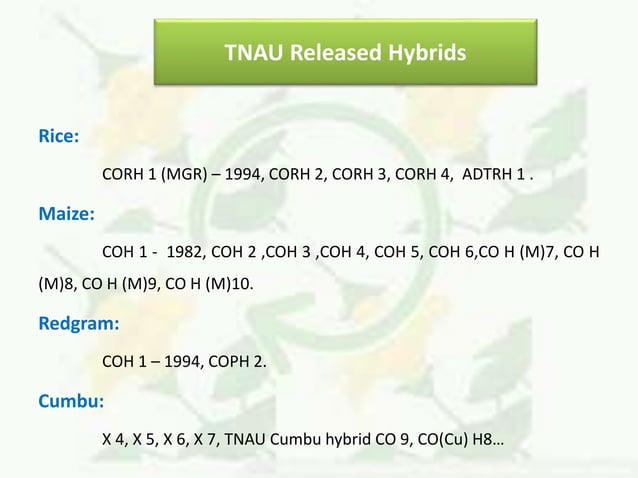 Hybrid breeding | PPTX