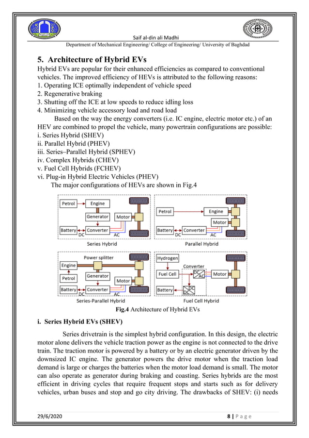 Hybrid car Advanced vehicle technology | PDF