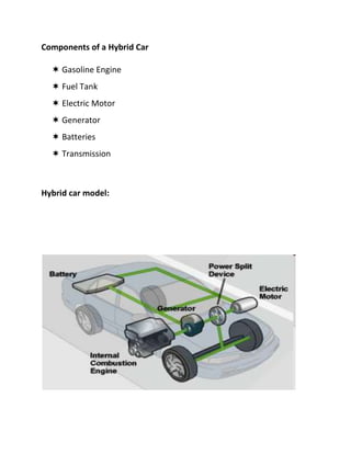 Hybrid cars | PDF