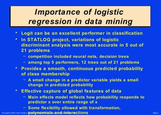 Hybrid cart logit model 1998 | PPT | Databases | Computer Software and Applications