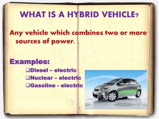 Hybrid car technology | PPTX