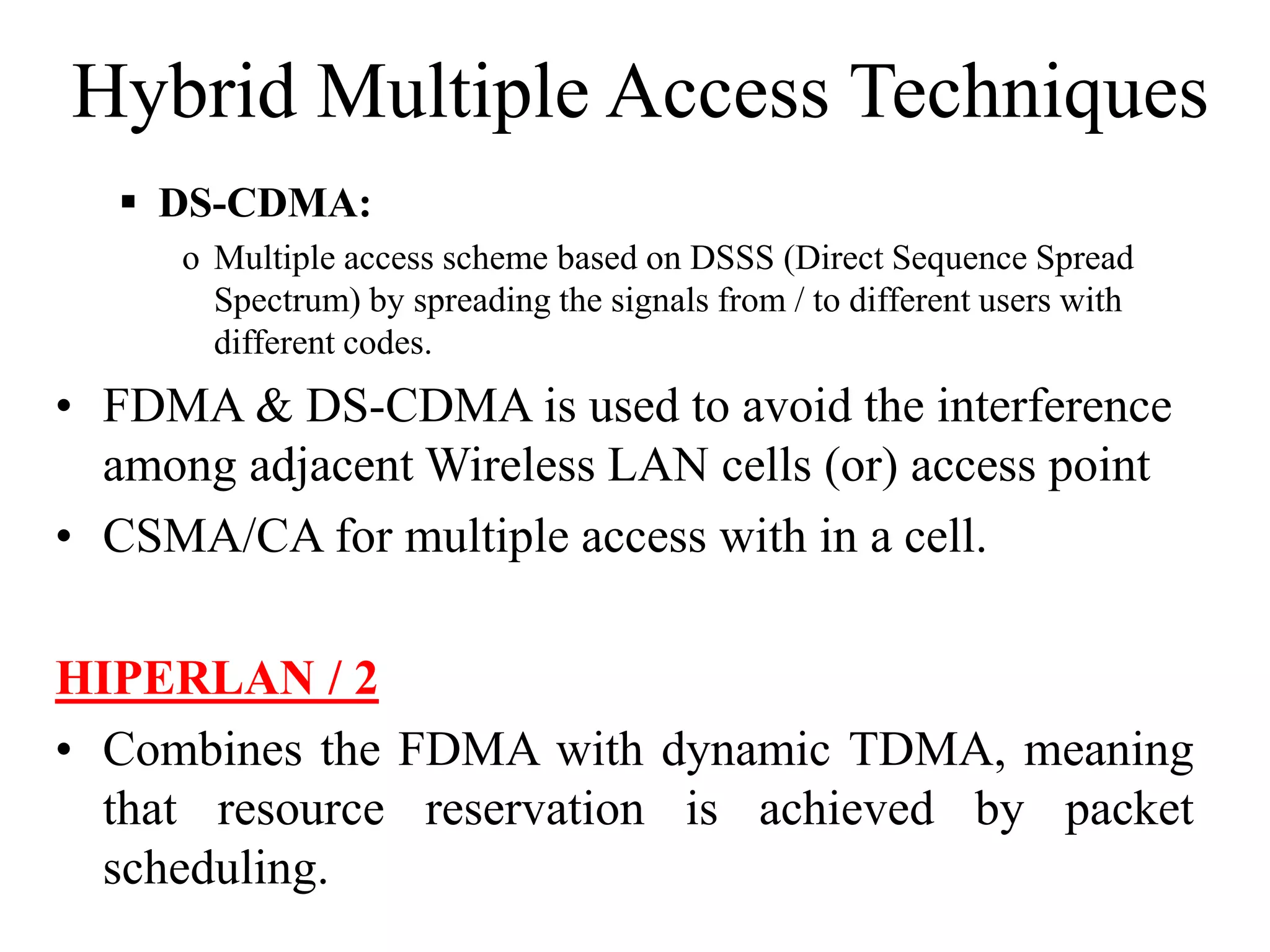 Hybrid Channel Access Link | PPSX
