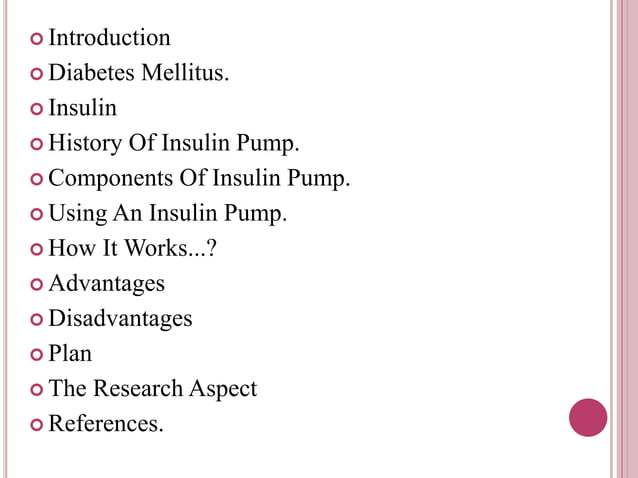 Hybrid closed loop insulin delivery system-Artificial Pancreas. | PPTX