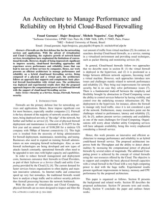 Hybrid cloud based firewalling | PDF | Cloud Computing | Internet