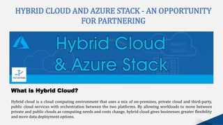 Hybrid cloud and azure stack | PPT
