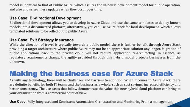 Hybrid cloud and azure stack | PPT